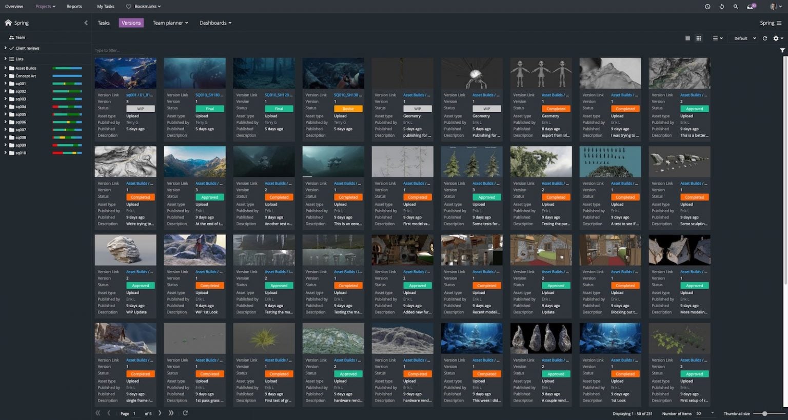 Creative asset management - Try it for free in ftrack Studio