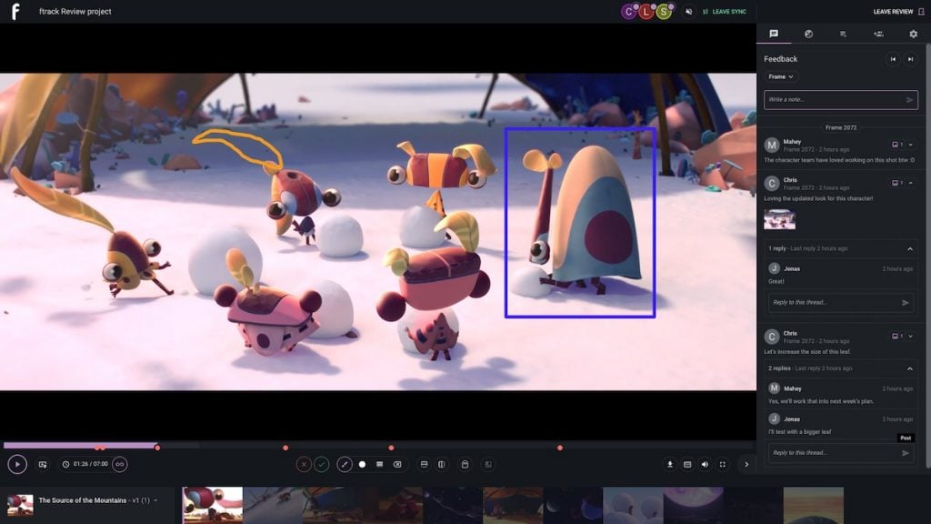 ftrack Review | Draw on video in real-time sync | ftrack