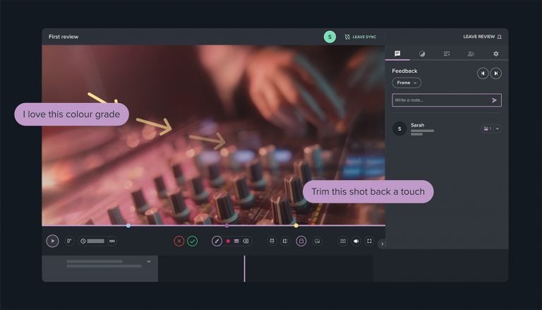 ftrack Review | Draw on video in real-time sync | ftrack