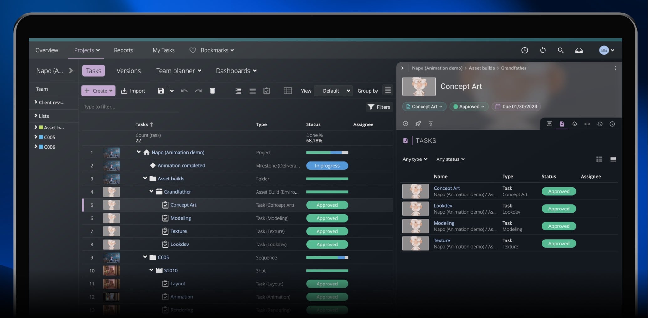 Presenting the new sidebar: Enhancing project navigation in ftrack ...