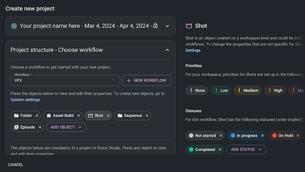Introducing The Create Project Ui Discover A New User Friendly Ui To