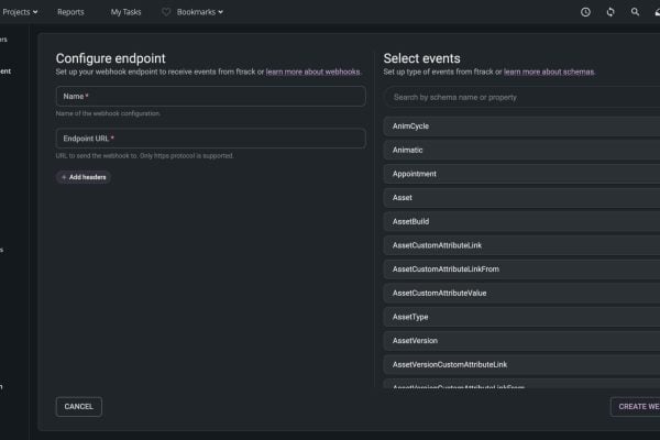 The new webhooks UI, external URL linking, and more - ftrack