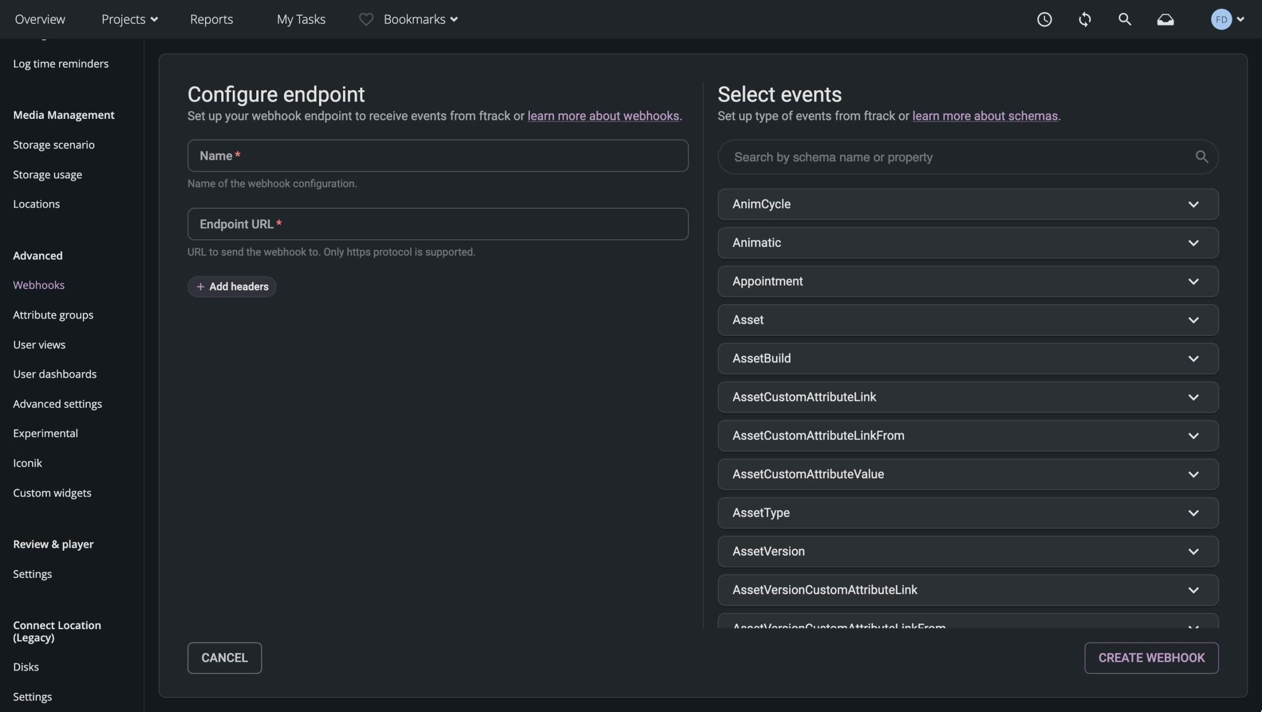 The New Webhooks Ui External Url Linking And More Ftrack